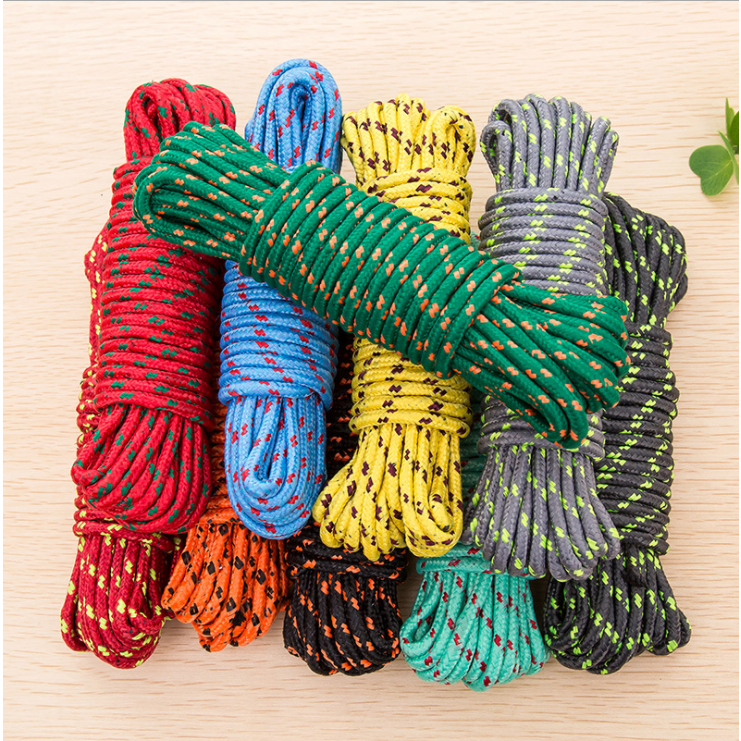 Outdoor Rope 10M/20M/50M Outdoor Hiking Camp Tent Laundry Clothesline ...