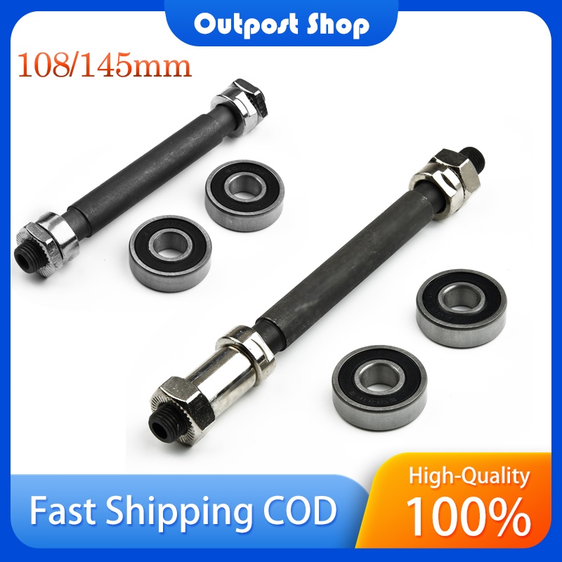 MTB Bike Bicycle Hub Front and Rear Axle 108/145mm Sealed Bearing Quick ...