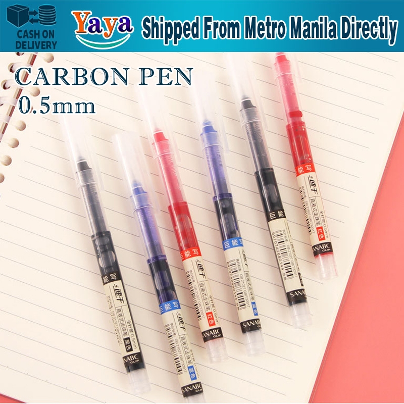 【Fast Delivery】0.5mm Gel Pen Quick-Drying Straight Liquid Pen Neutral ...