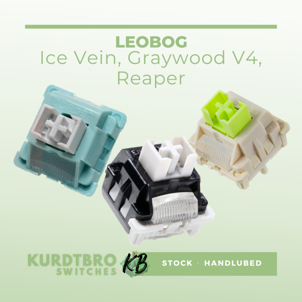 10 PCS Leobog Ice Vein, Graywood V4, Reaper Linear Switch (Stock ...