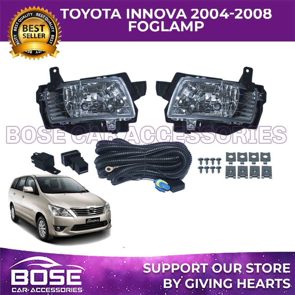BoxLight Fog Lamp Fog Light Toyota Innova 2004 - 2008 / 2009 - 2011 / ...