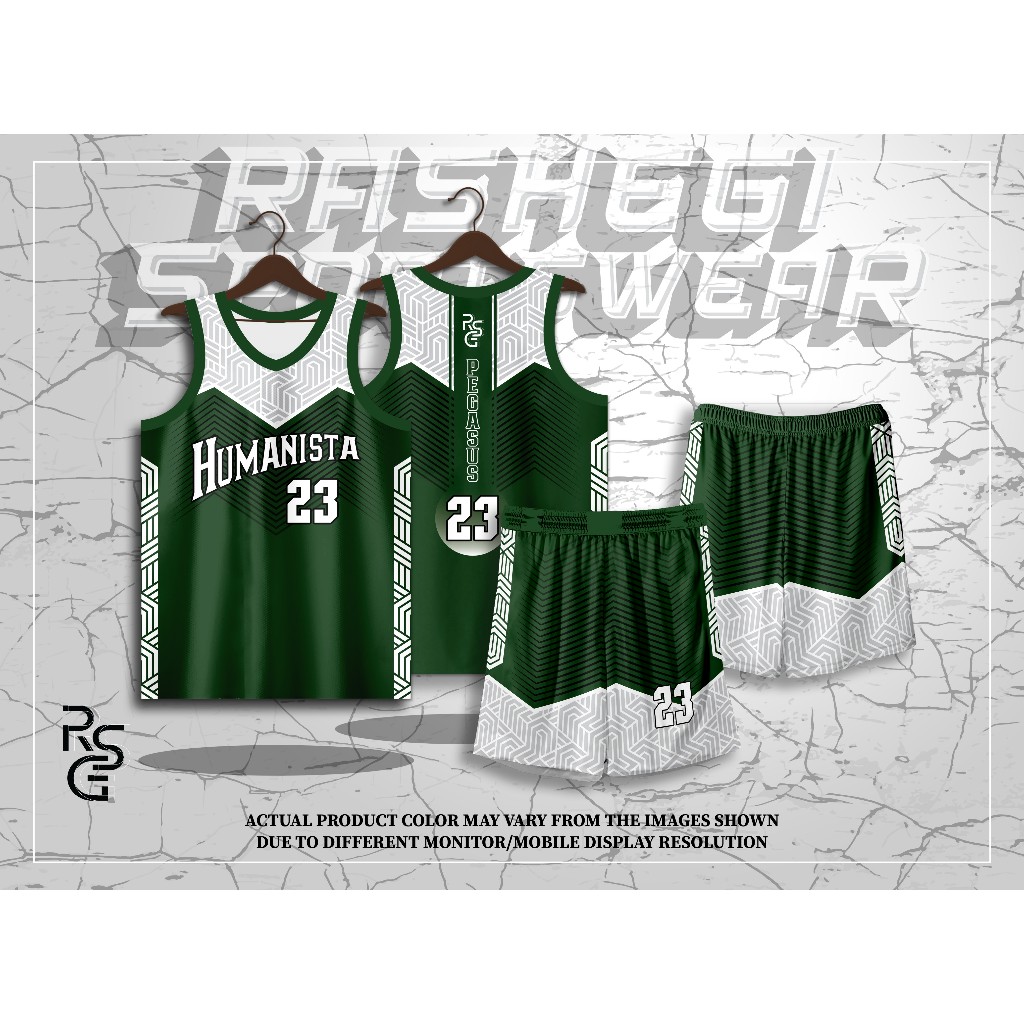 2024 RSG Customized Jersey Full Sublimation Humanista Green | Shopee ...