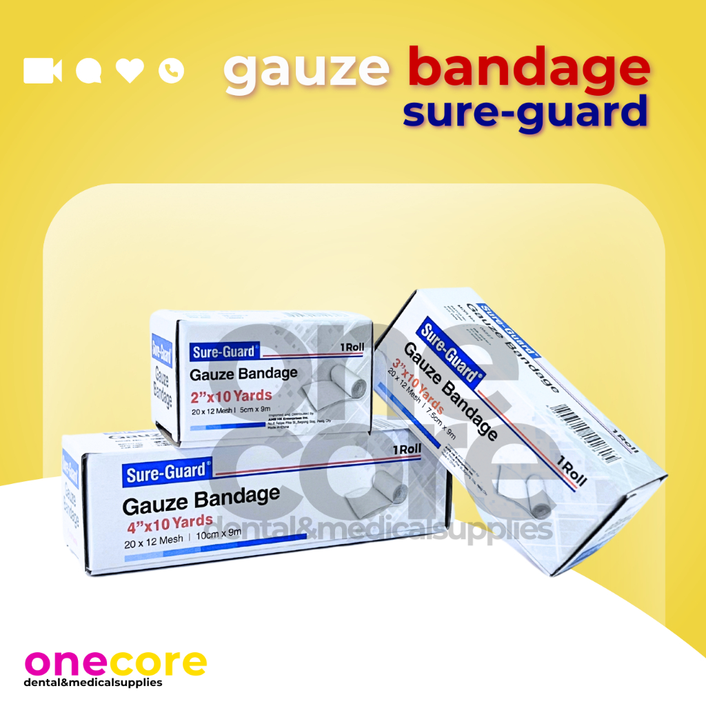 Sure-Guard Gauze Bandage (Sold Per Roll) | Shopee Philippines
