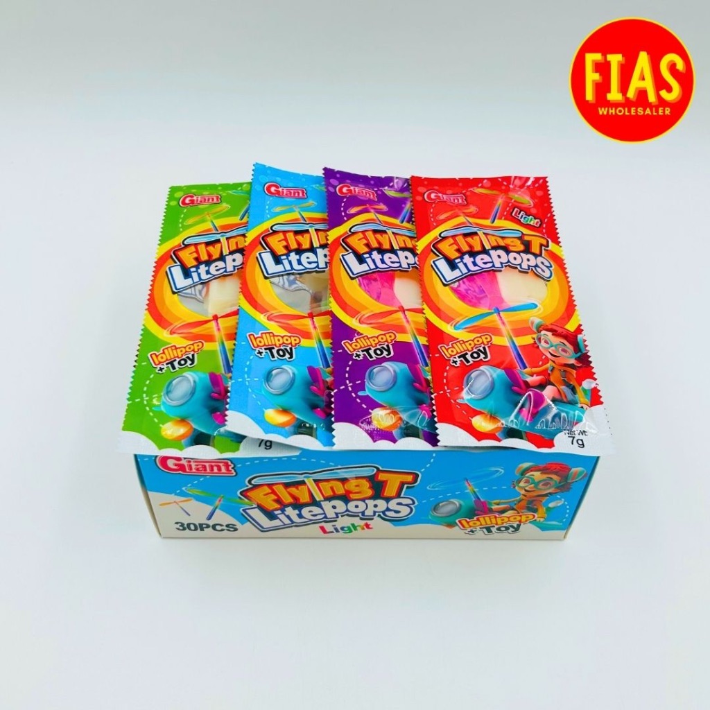 30 pcs Flying T Lite Pops Candy | Shopee Philippines