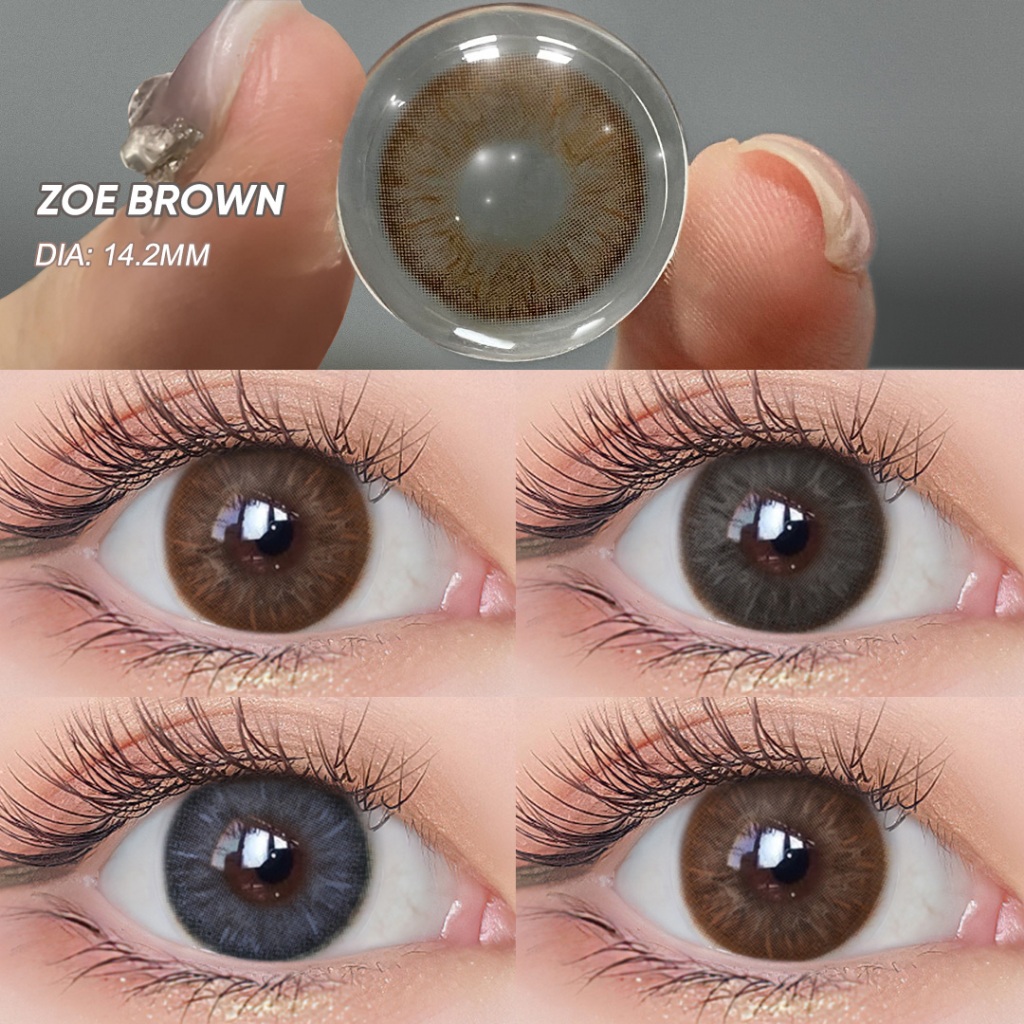 OMG Series Brown Contact Lens Contacts for Eyes Beautiful Pupil Korea ...
