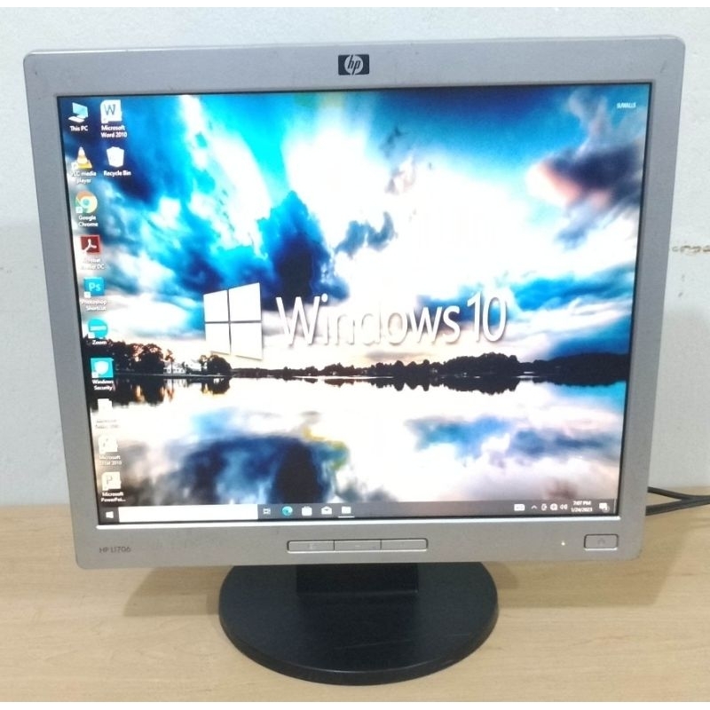 Hp L1706 17inch square monitor for computer | Shopee Philippines