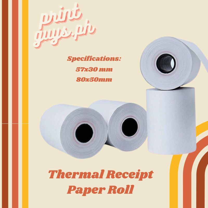 Thermal Receipt Paper Roll for Receipt Printers, POS Systems and Cash ...