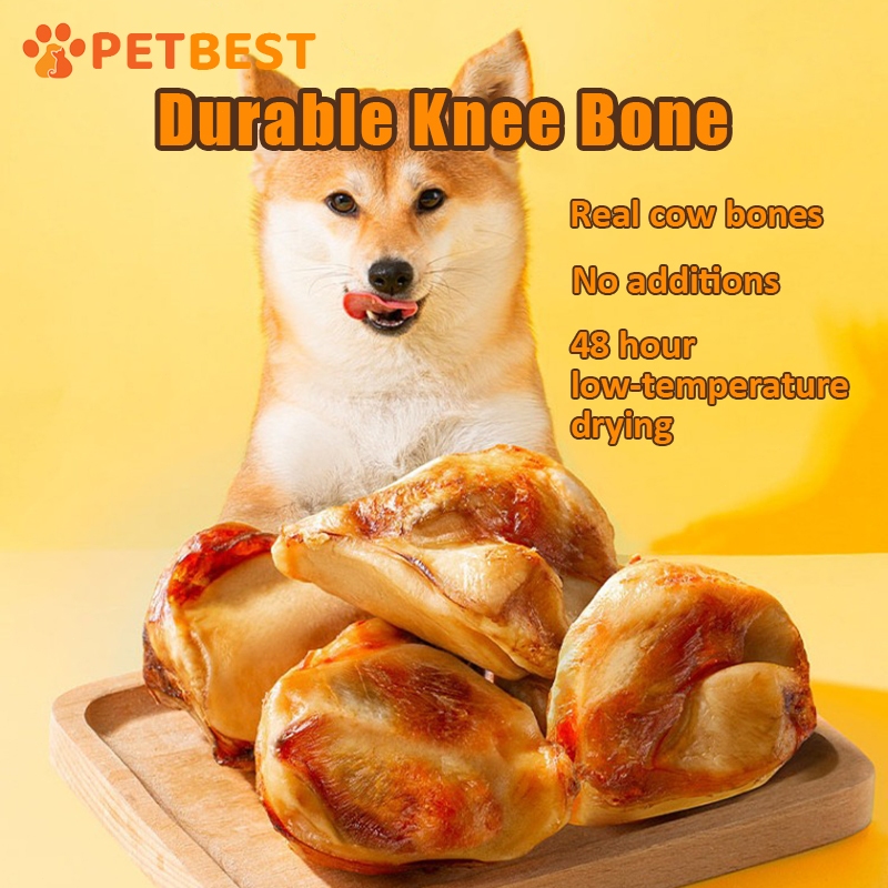 PETBEST Pet Snack Beef Knee Bone Pet Tooth Cleansing Bone Dog Tooth ...