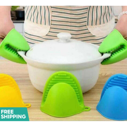 Rich 1 Pair Silicone Pot Holder Silicone Glove Oven Mini Mitt Set ...