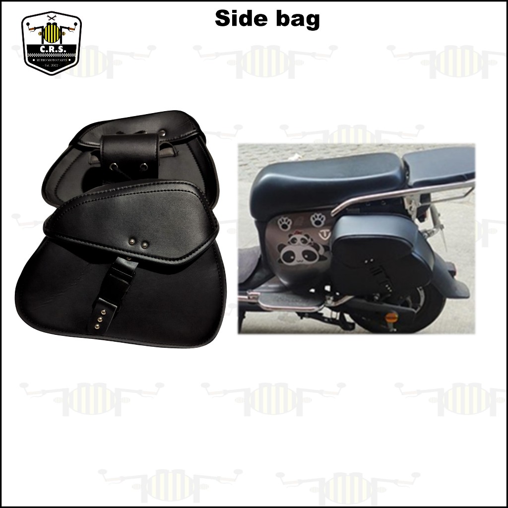 Saddle bag-Side bag for Motorcycle Retro Bag style-sold by pair ...
