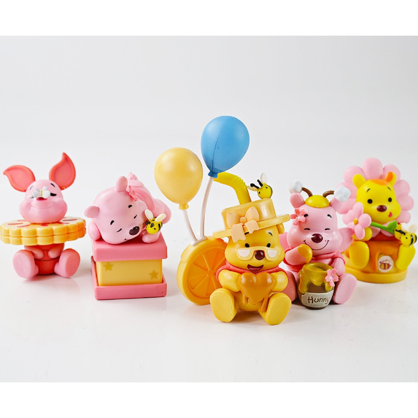 6pcs/Set Disney Winnie the Pooh Action Figures Cartoon PVC Dolls Winnie ...