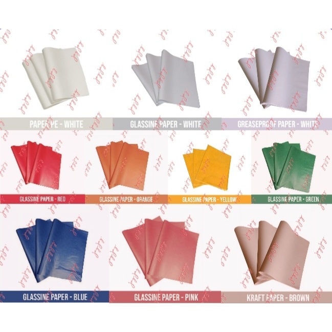 Glassine Paper l 12"x18" & 24"x36" l 50-Pieces l Baking l PanLiner l ...