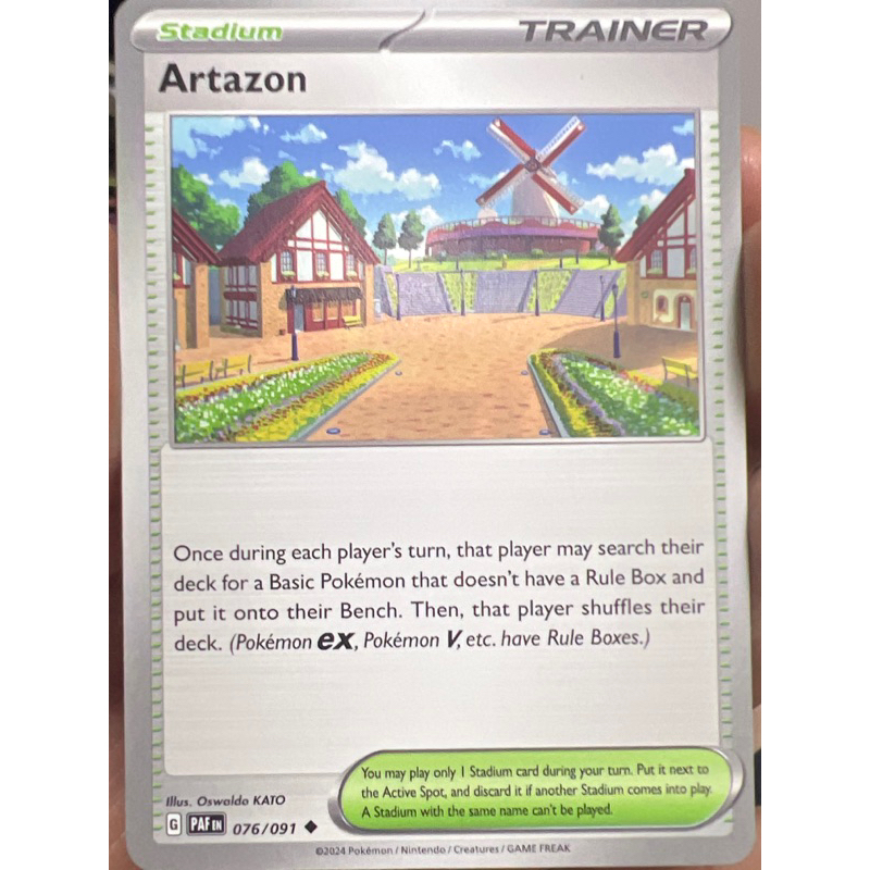 Artazon - 076/091 - Uncommon | Paldean Fates - Pokemon TCG | Shopee ...