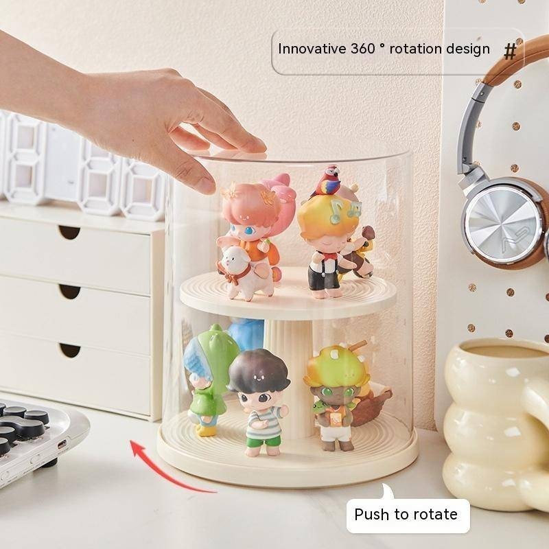 Rotating blind box storage display stand multi-layer Lego hand-held ...