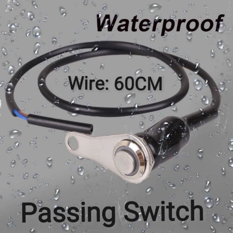 16MM Waterproof Passing Light switch/ Push Button Switch/ Momentary ...