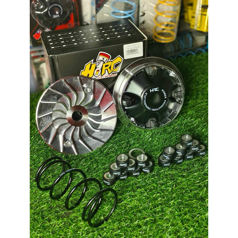 HIRC PULLEY SET XMAX WITH BOLA and center spring | Shopee Philippines