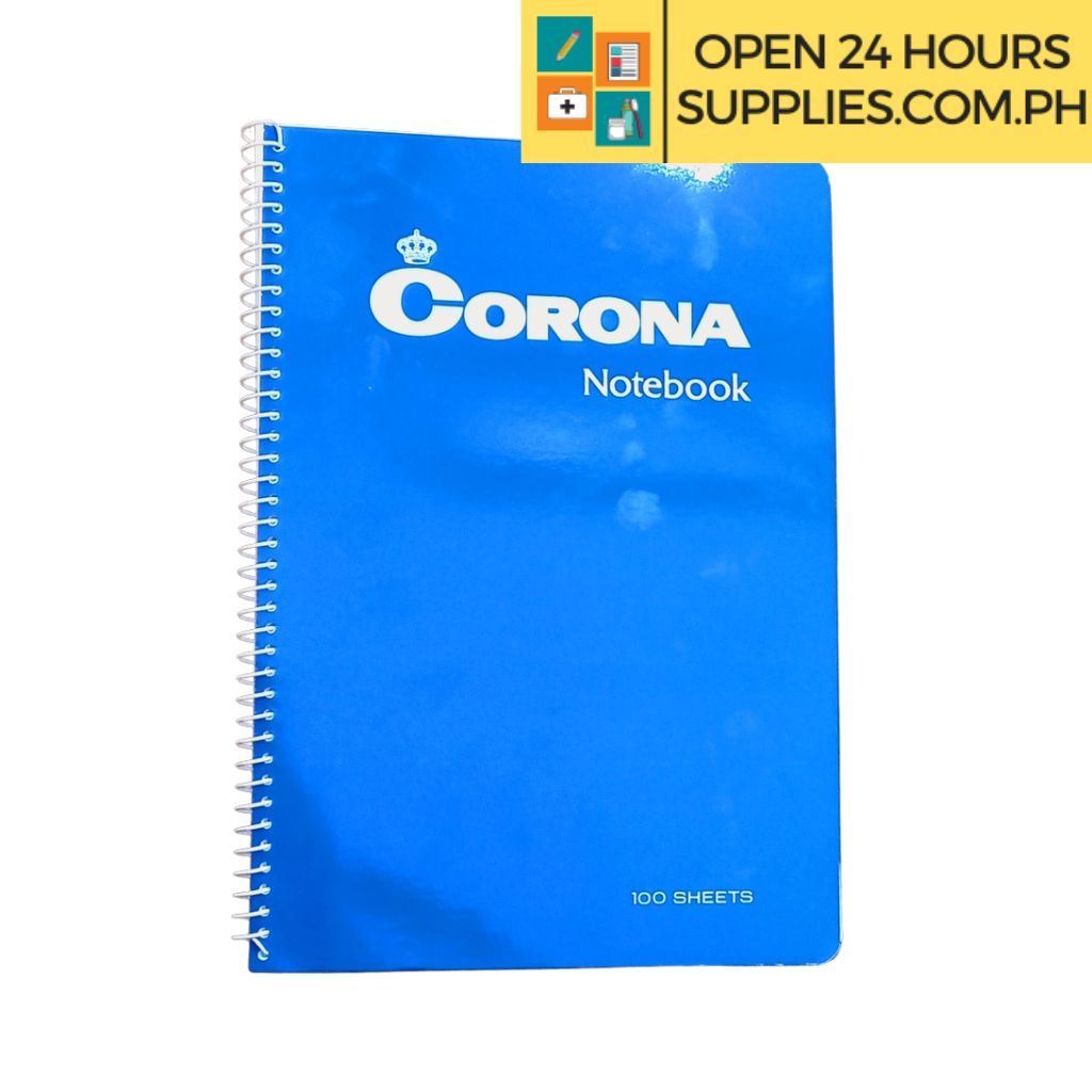 Corona Notebook Spring 100 Sheets 178 X 254Mm - Blue C-7100 | Shopee ...