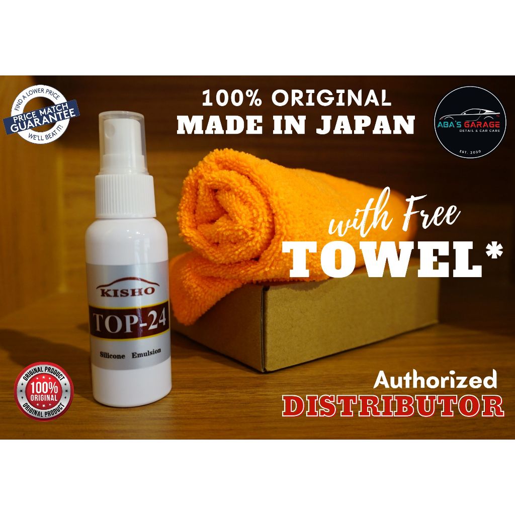 Kisho Japan Top-24 Ceramic Coating Spray Type Maintenance Booster 50ml ...