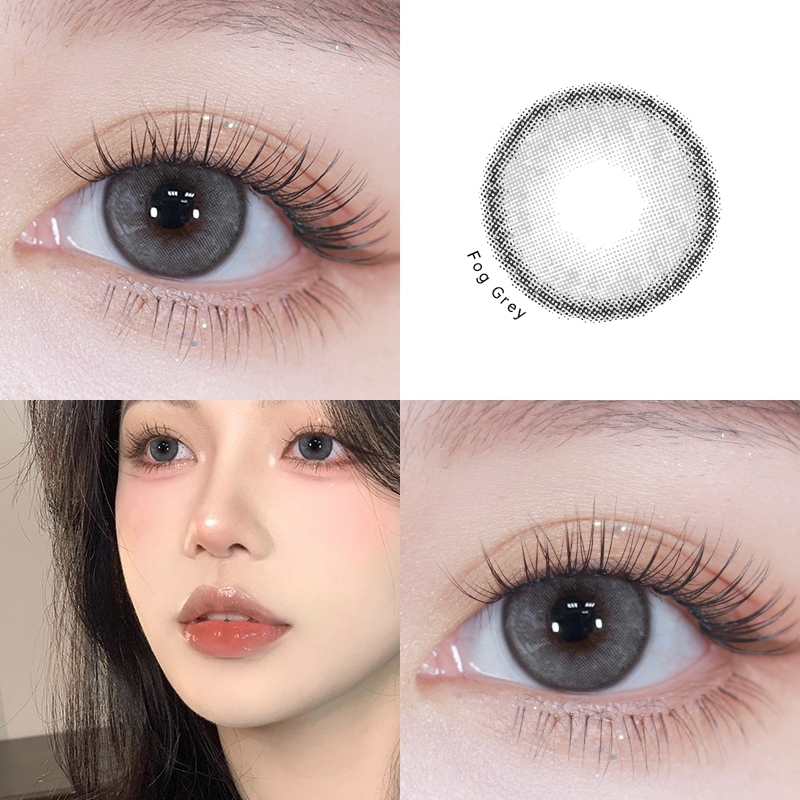 Midroo 1Pair OMG Contact lens Complete Set With Solution Graded 0.00 ...