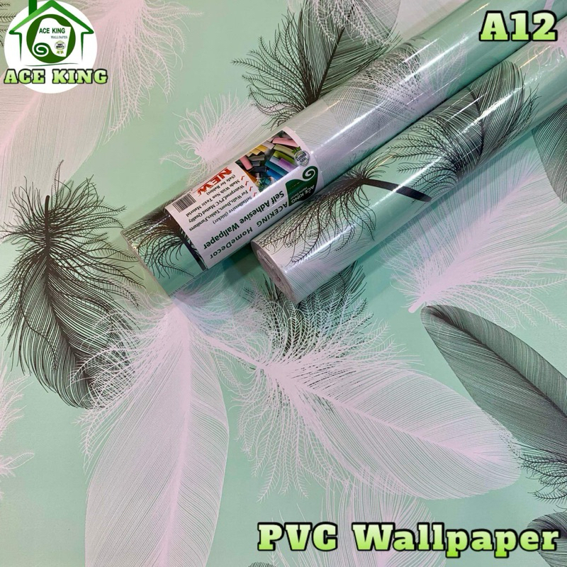 A18 Geometric Yellow Abstract Design PVC Wall Sticker Waterproof Self ...