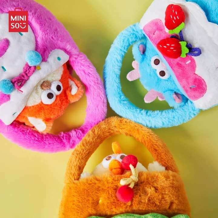 MINISO Dundun Series 8.6in. Plush Toy & Plush Bag | Shopee Philippines