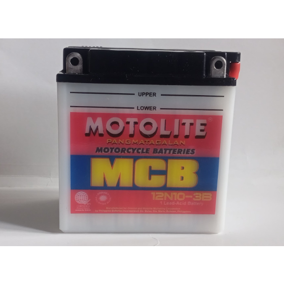 Motolite 12N10-3B LM (SOLUTION NOT INCLUDED) | Shopee Philippines