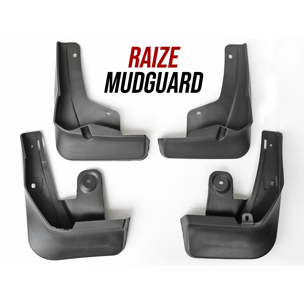 toyota Raize E Low 1.2E MT/CVT, 1.0 TURBO Mudguard Splash Guard 4pcs ...