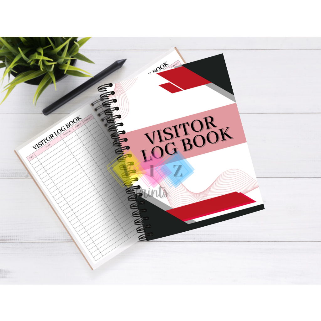 Visitor Notebook / Log Book / Journal / Tracker | Shopee Philippines