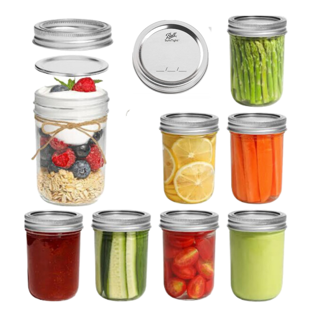 Ball Airtight Canning Mason Jar 08 oz Excellent Quality | Shopee ...