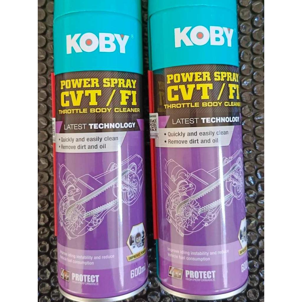 KOBY Power Spray CVT/FI Throttle Body Cleaner 600ml | Shopee Philippines