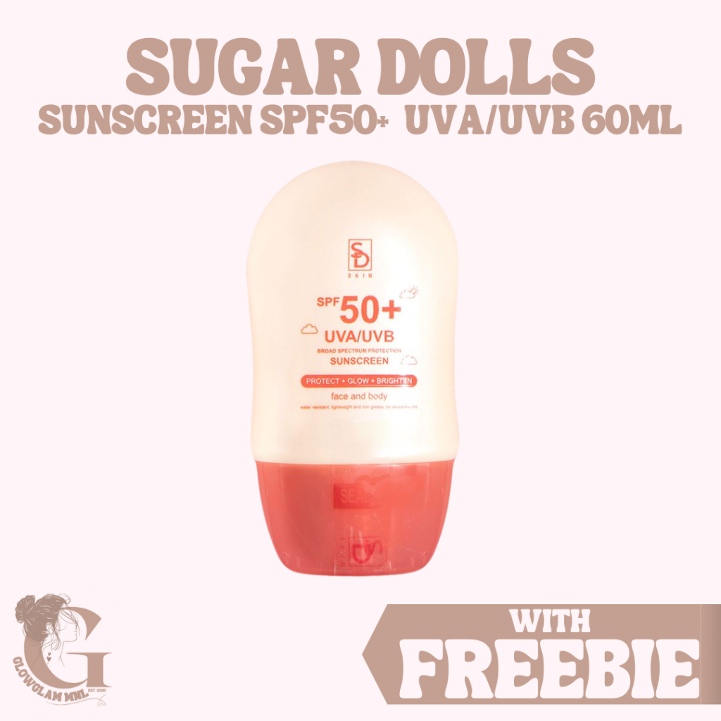 Sugar Dolls Face & Body Sunscreen SPF50+ UVA/UVB 60ml (WITH FREEBIE ...
