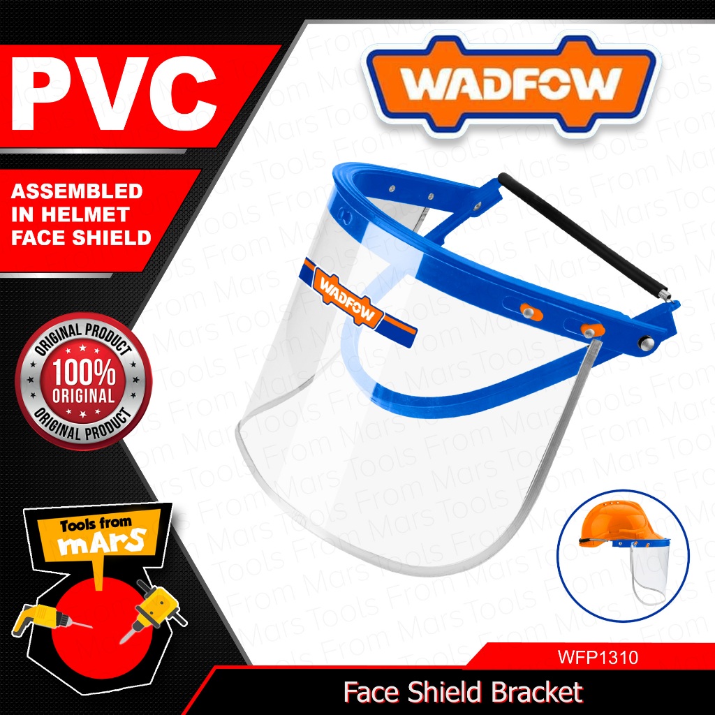 WADFOW Face Shield Bracket Mask PVC Assembled in helmet Face Shield ...