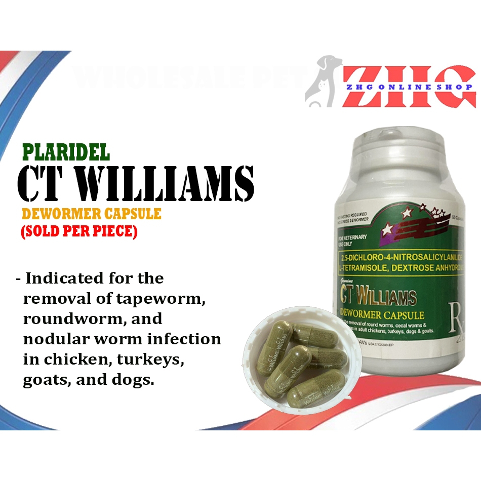 ZHG. CT WILLIAMS Animal Dewormer (1 Capsule) | Shopee Philippines