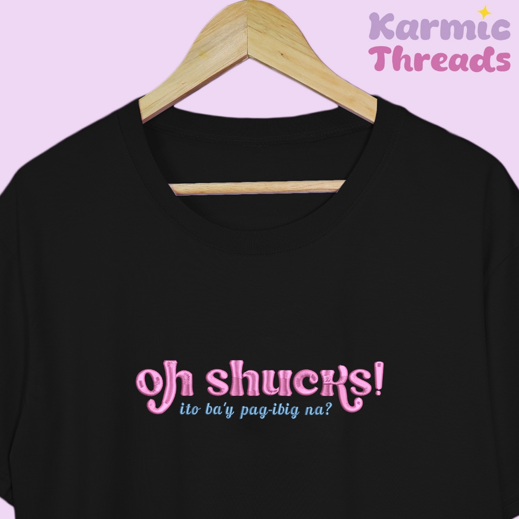 Embroidered BINI Oh Shucks Ito Ba'y Pag-ibig Na Tshirt (BINI) | Shopee Philippines