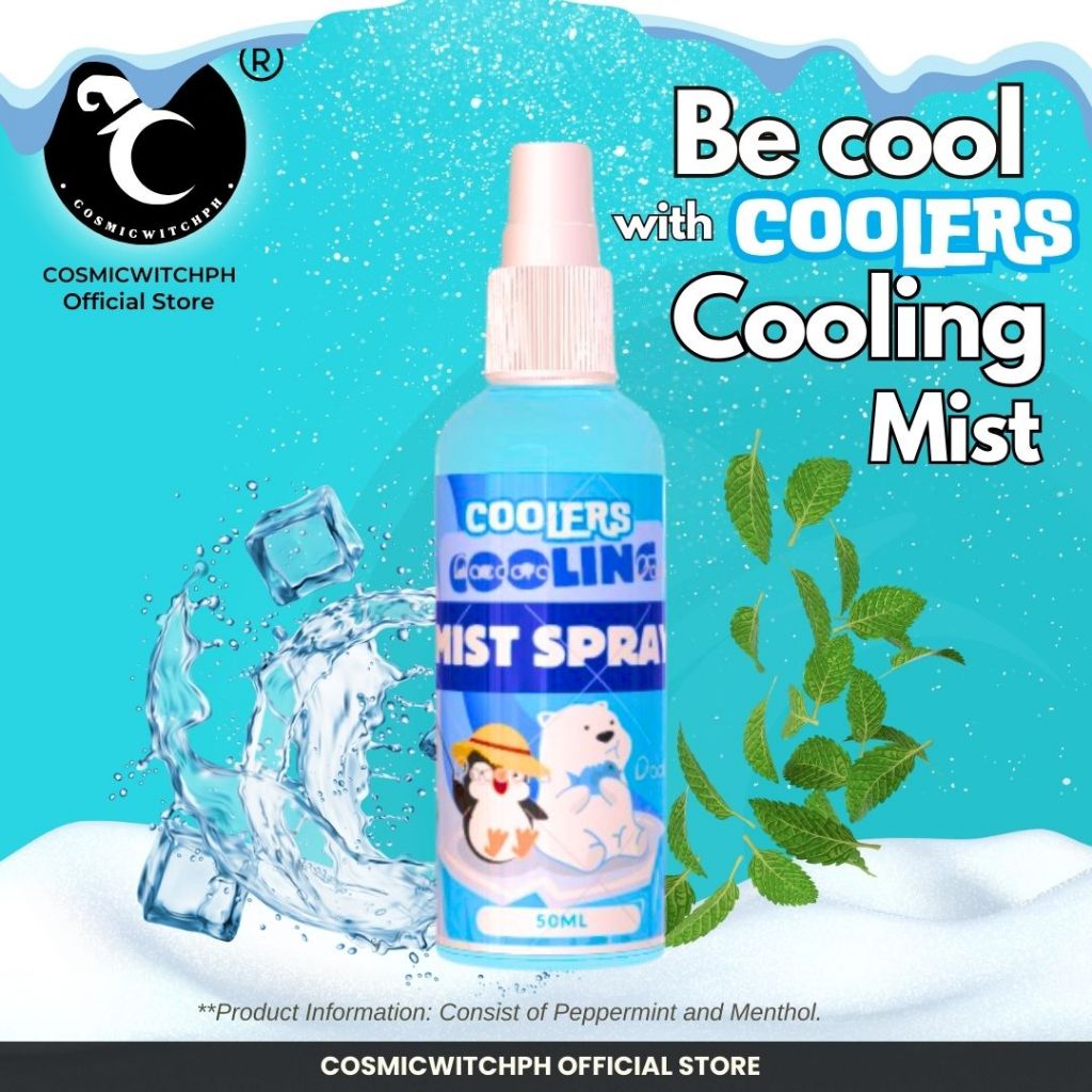 Cooling Spray Cooling Body mist spray 50ml Ice Spray | Shopee Philippines