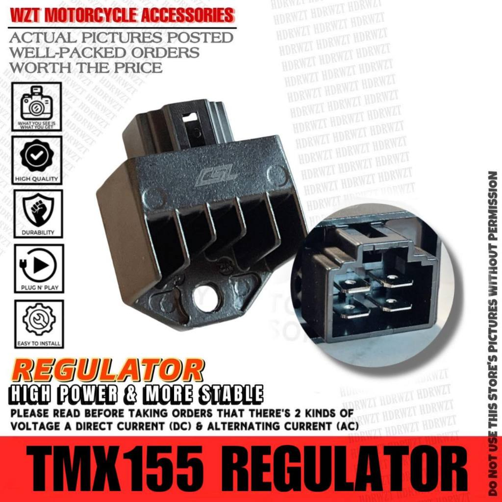 WZT HONDA TMX155 / TMX 155 4PINS REGULATOR RECTIFIER FOR MOTORCYCLE ...