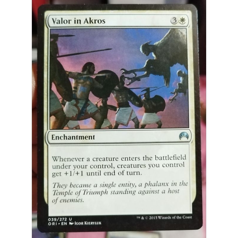 Valor in Akros (Magic the gathering) | Shopee Philippines