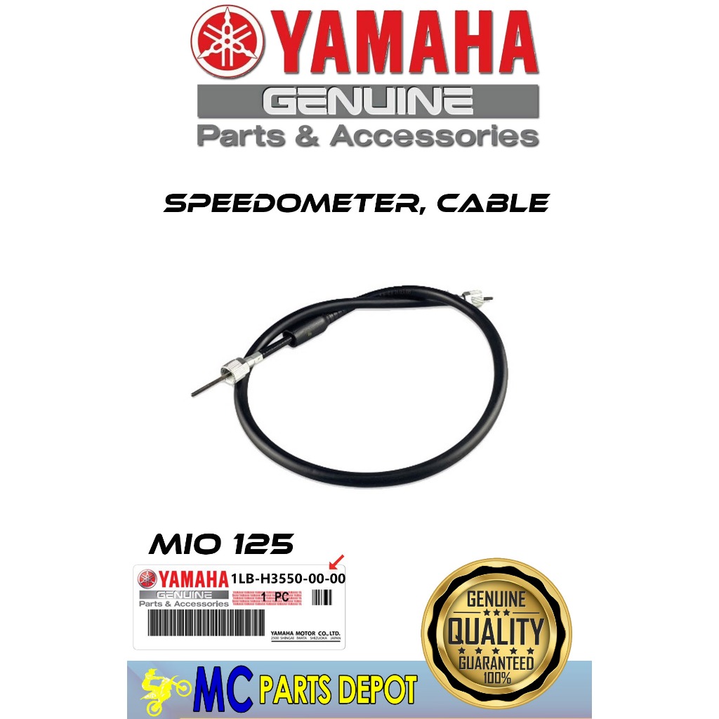 YAMAHA GENUINE CABLE SPEEDOMETER FOR MIO I 125 ( 1LB-H3550-00-00 ...