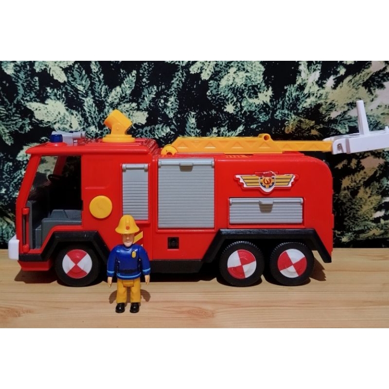 Fireman Sam Deluxe Jupiter Fire Truck | Shopee Philippines