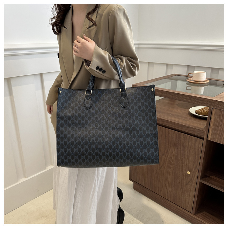 BagBuddy 2024 Korean Larger capacity PU Leather Lady Handle Bag Tote ...