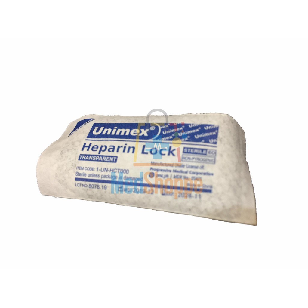 UNIMEX HEPLOCK/HEPARIN CAP(SOLD PER PIECE) | Shopee Philippines