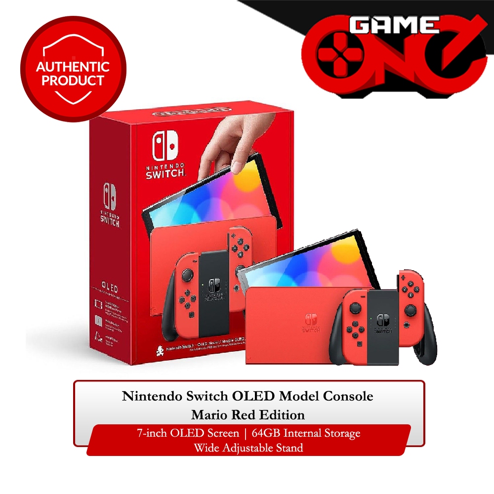 Nintendo Switch Oled Model Mario Red Edition Shopee Philippines