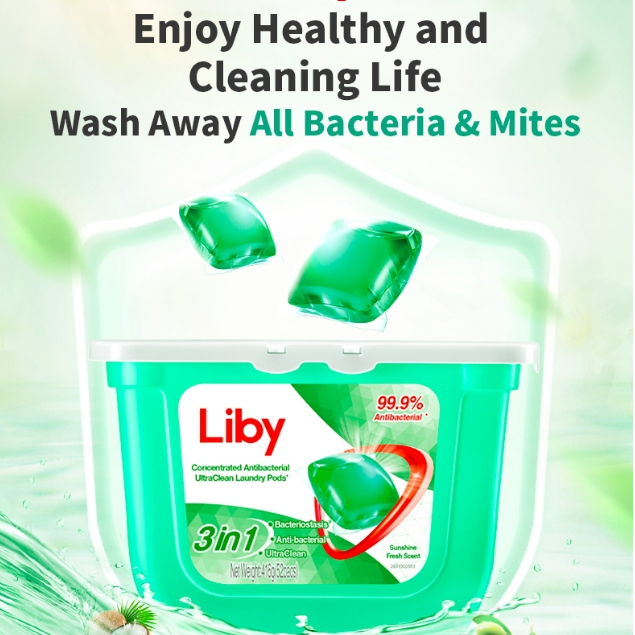 Liby Laundry Beads Detergent Liquid Capsule Ball Laundry Ball Softener ...