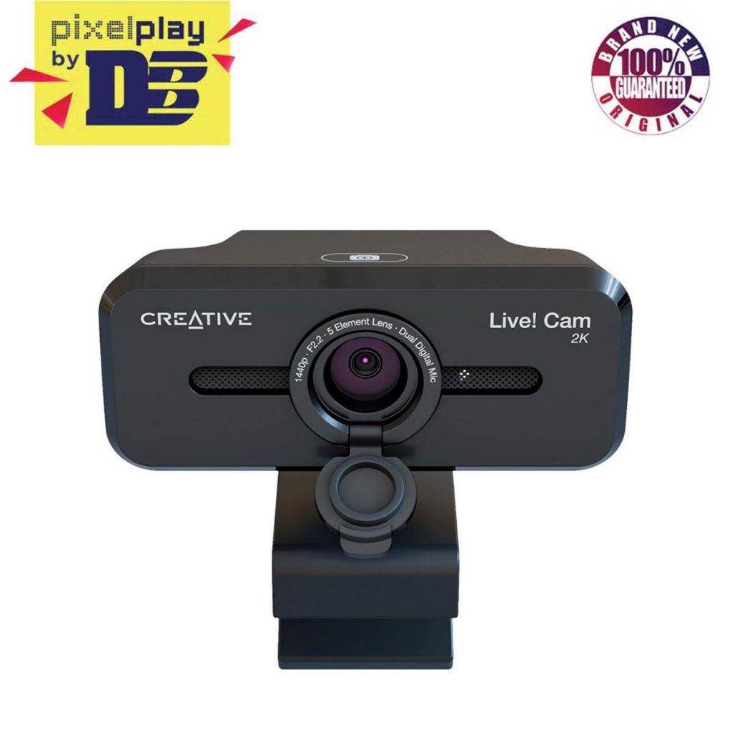 Creative Live Cam Sync 2K V3 QHD WebCam with Auto Mute & Noise ...
