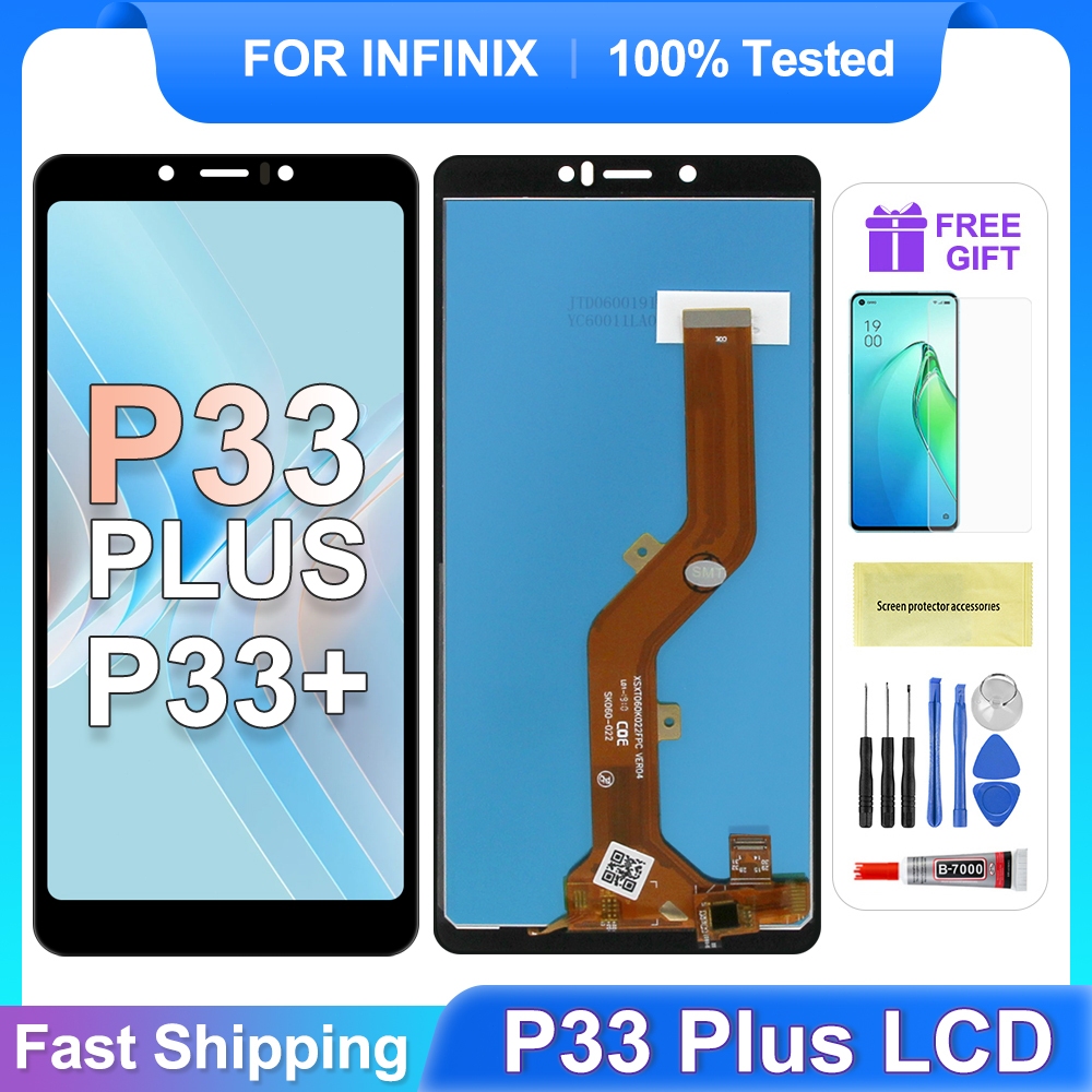 Original LCD with Frame For Itel P33+ P33 Plus LCD Display Touch Screen ... Original LCD with Frame For Itel P33+ P33 Plus LCD Display Touch Screen ...