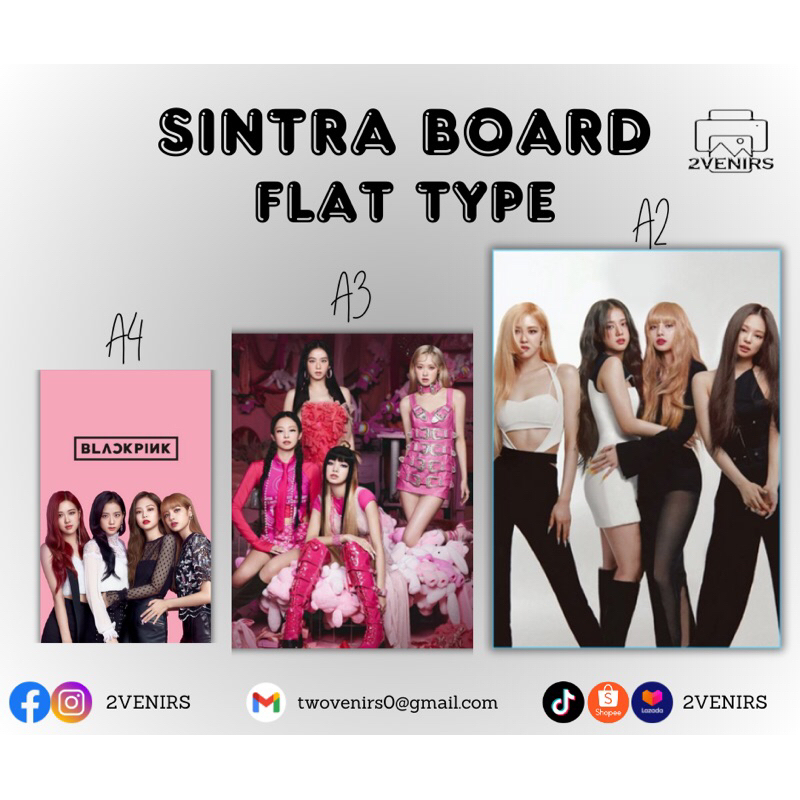 PERSONALIZED A2 2D/BOX SINTRA BOARD WALL DECOR | Shopee Philippines