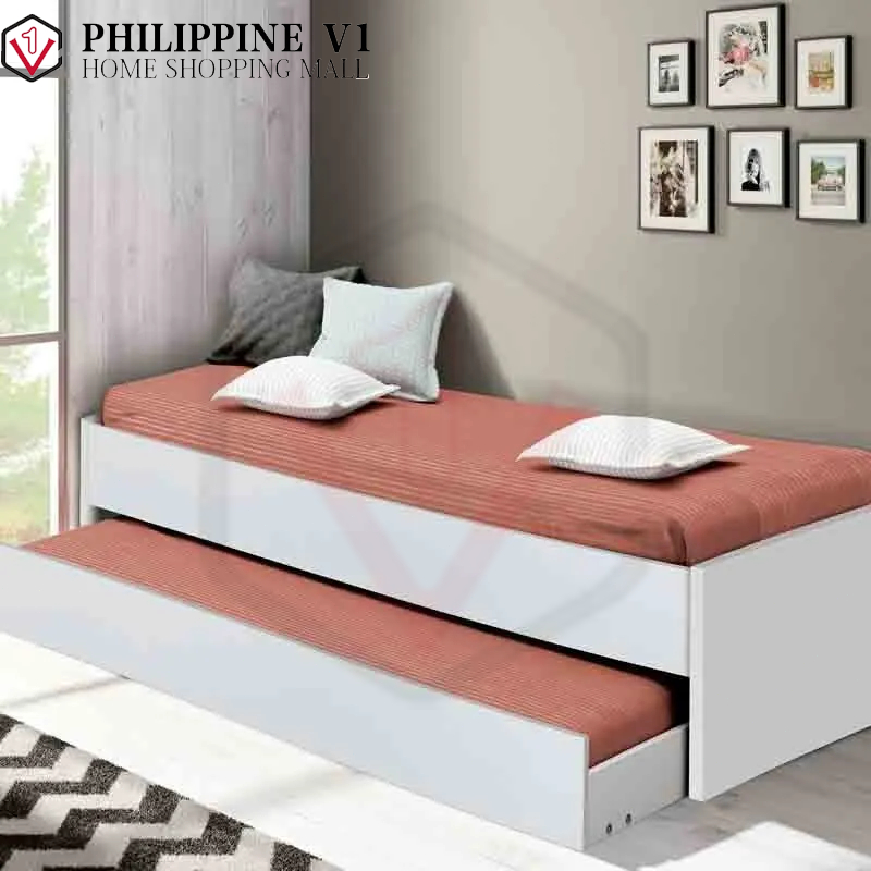 Philippine V1 Wooden single bed frame Wooden single pull-out bed/2 ...
