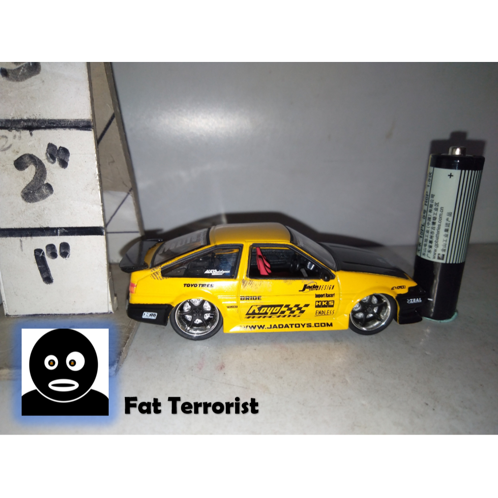 FT Import Racers AE86 Yellow Jada Diecast 1:64 | Shopee Philippines