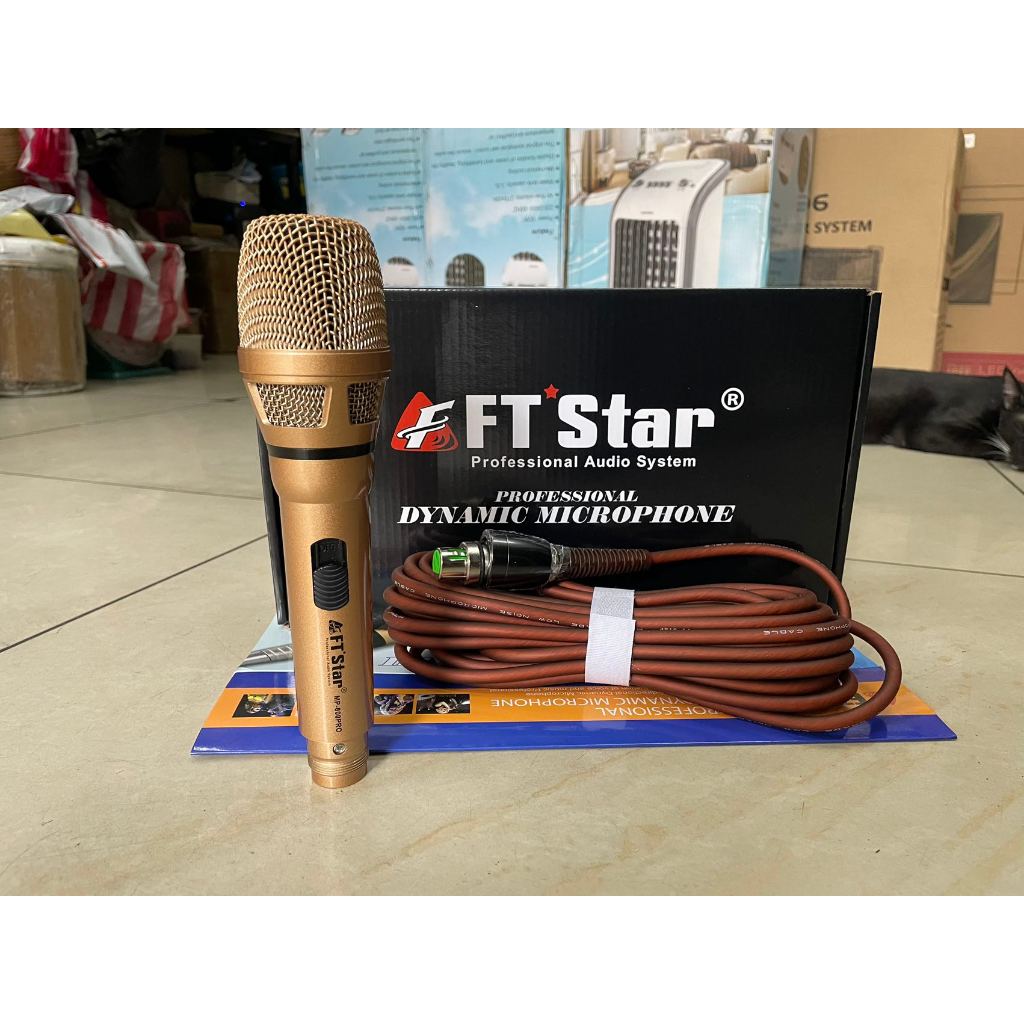 FT STAR MP-800PRO Professional Dynamic Microphone (Gold) | Shopee ...