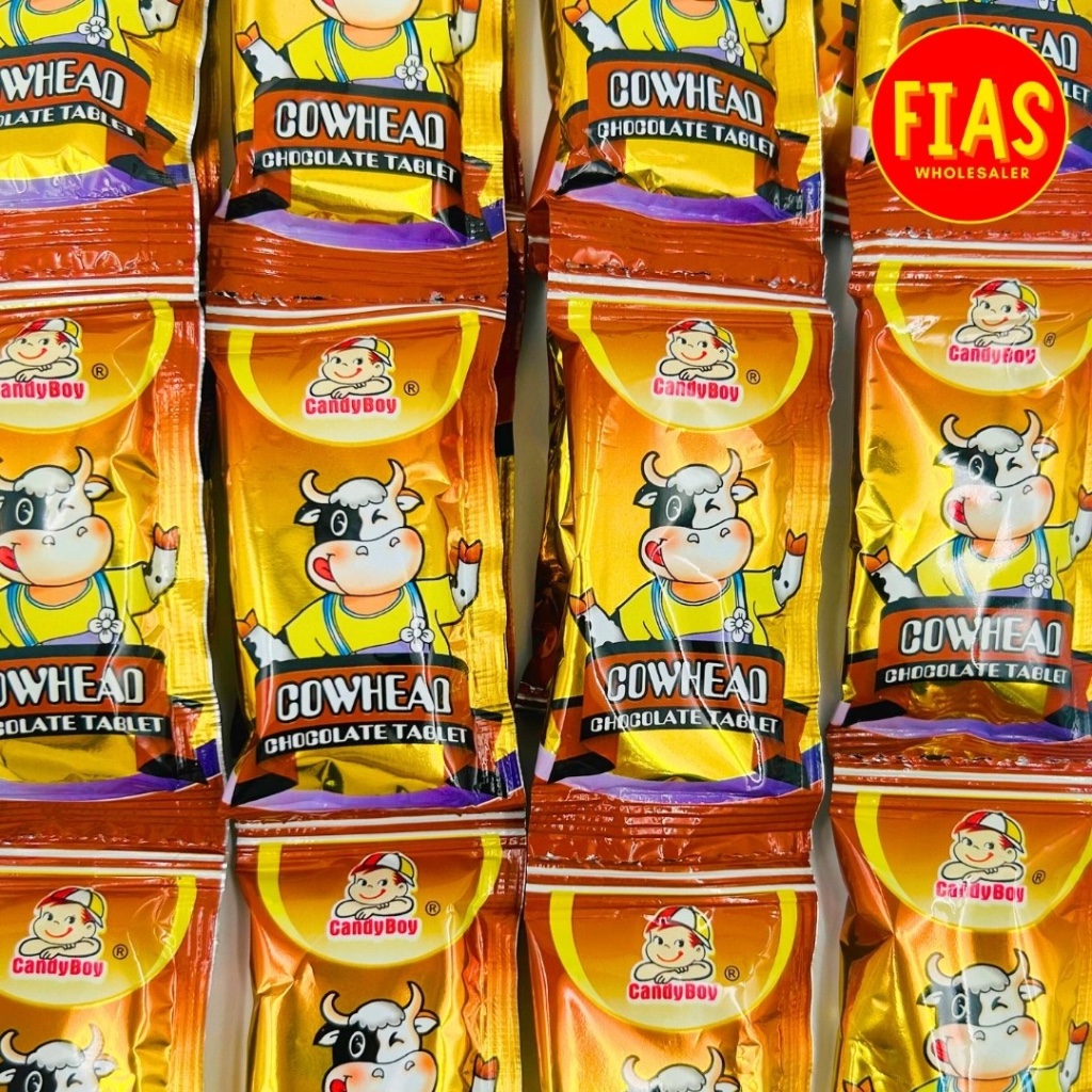24 packs Cowhead Choco Tablet Candy | Shopee Philippines